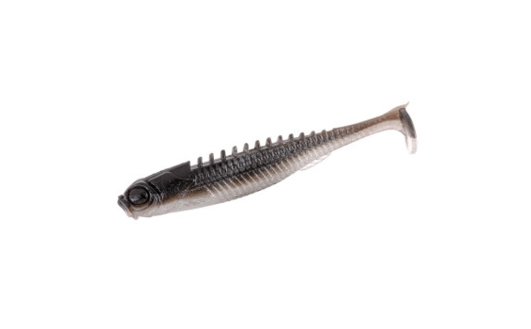 Silicone Northland Fishing Tackle Eye-Candy Paddle Shad 4" 5pc #Smoke ...